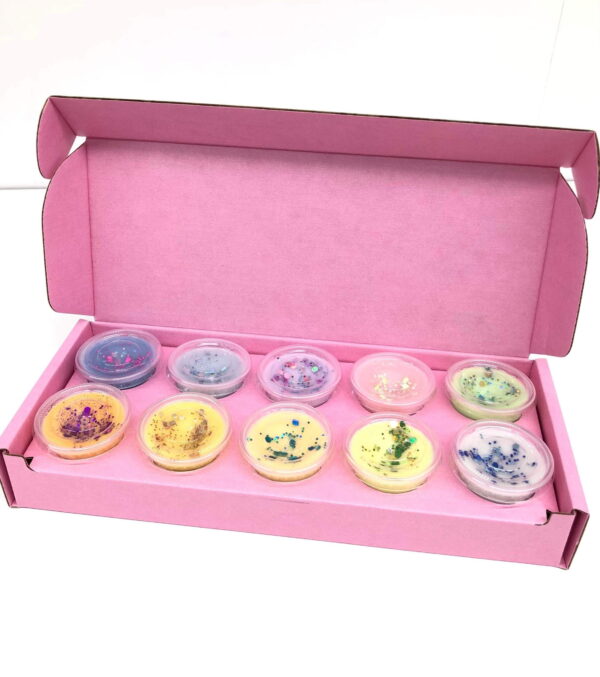 10 Pot Candle Melt Box Pink (10 boxes) - Discount Candle Supplies